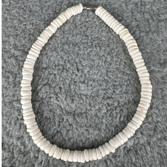 Puka | Jewelry | Vintage Genuine Natural Puka Shell Necklace Choker 8 ...